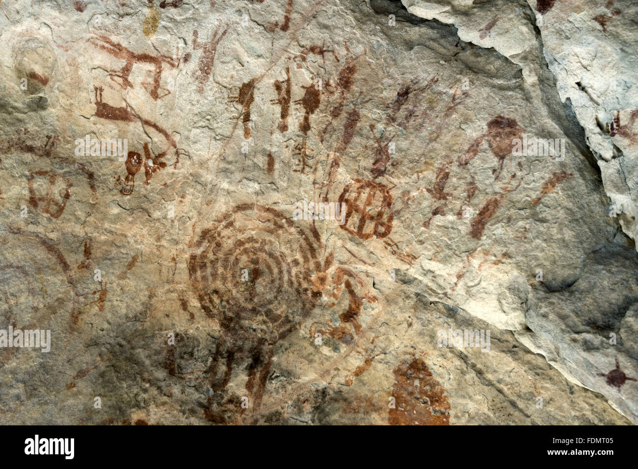 Rock inscriptions in Sitio Loca of Grey - National Park Catimbau Stock ...