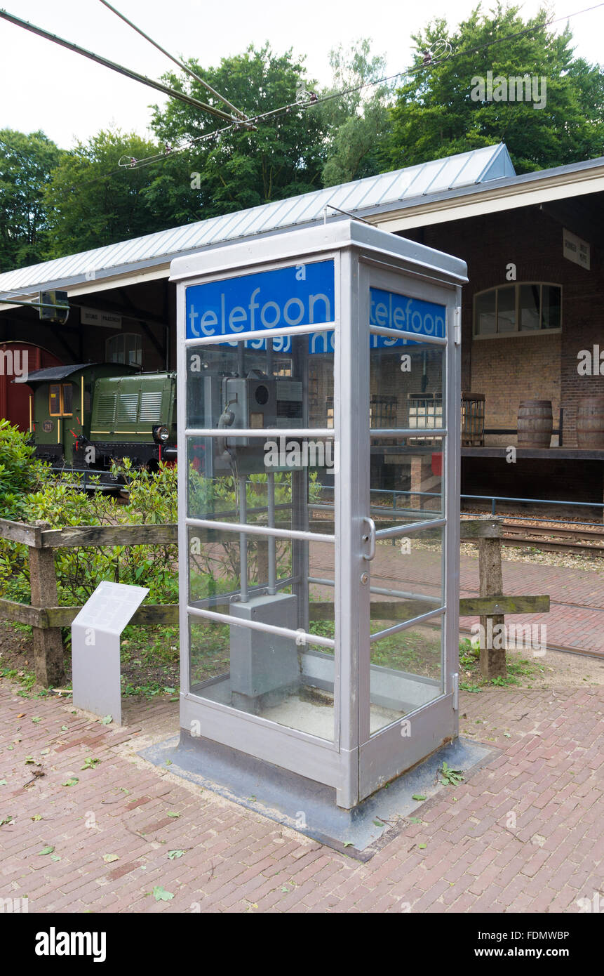 old dutch phone booth Stock Photo - Alamy