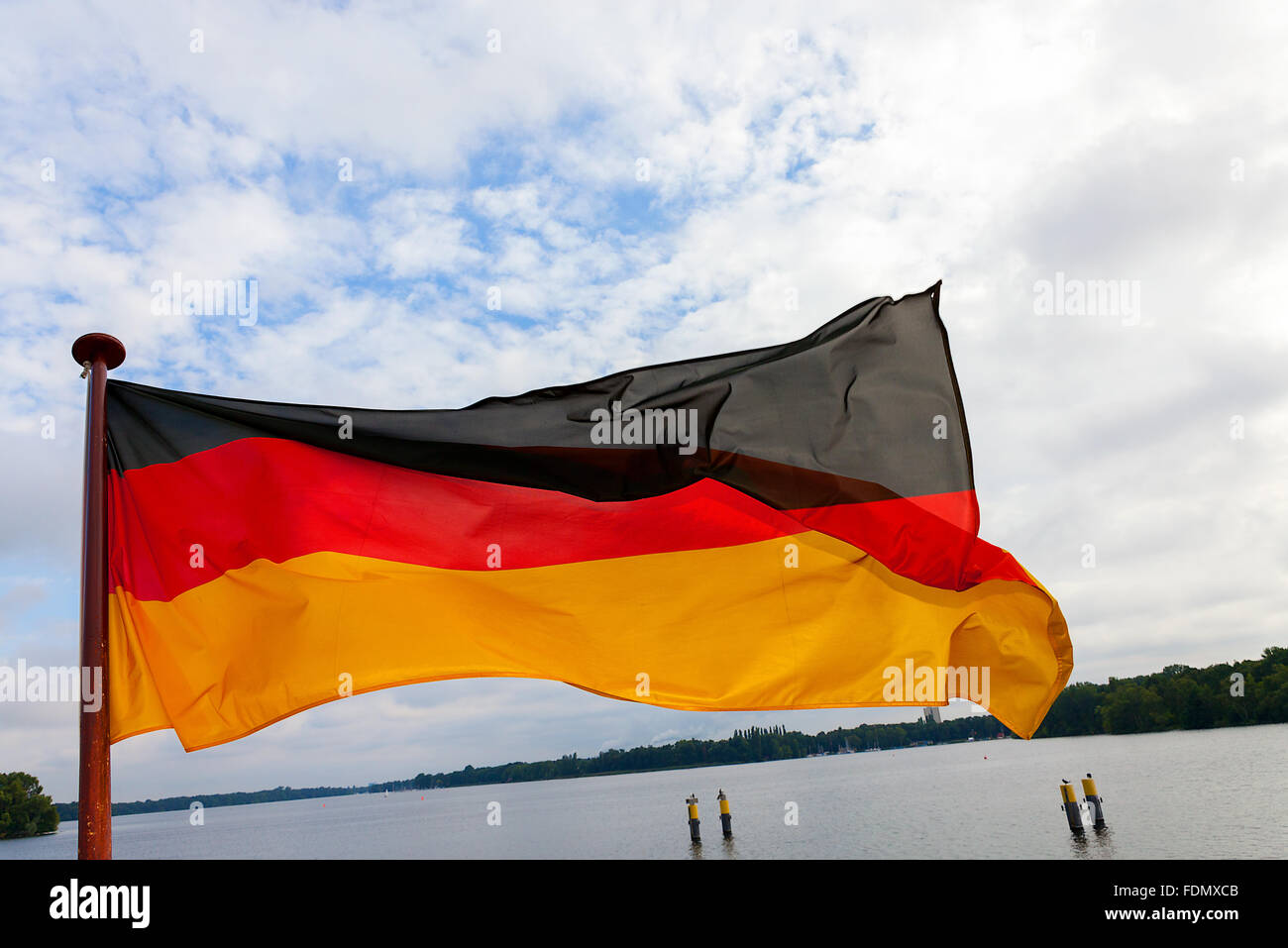 Black Red Gold Flag High Resolution Stock Photography and Images - Alamy