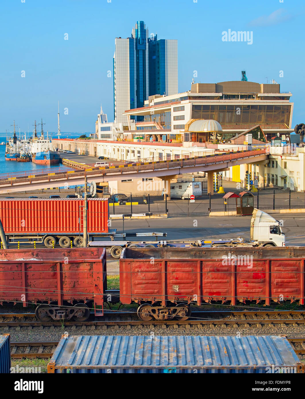 Railroad freight terminal hi-res stock photography and images - Alamy
