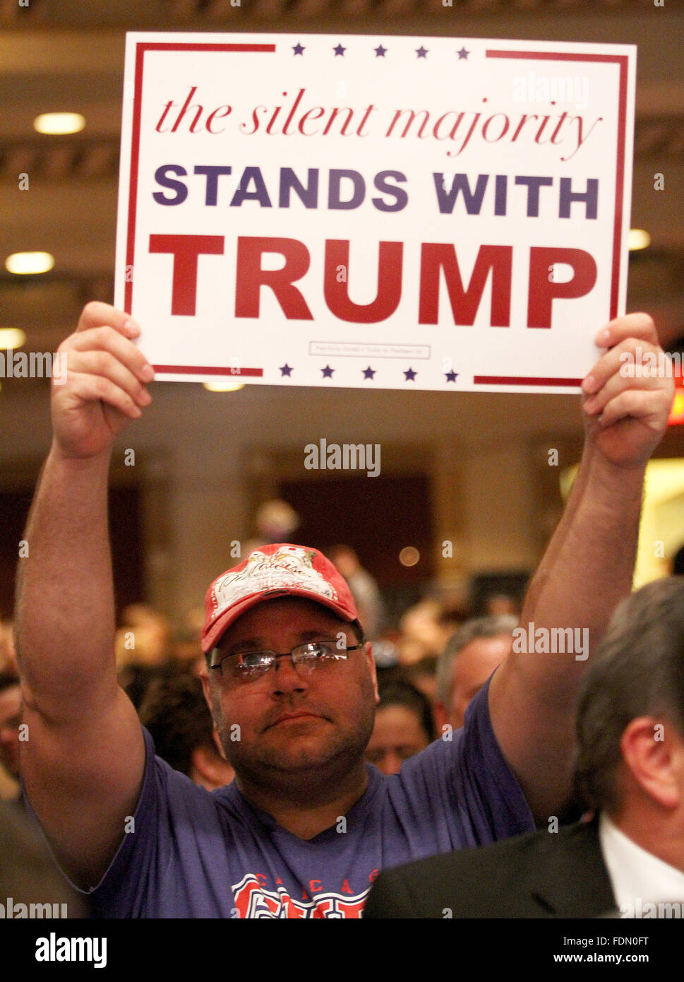 Donald trump iowa stage hi-res stock photography and images - Alamy