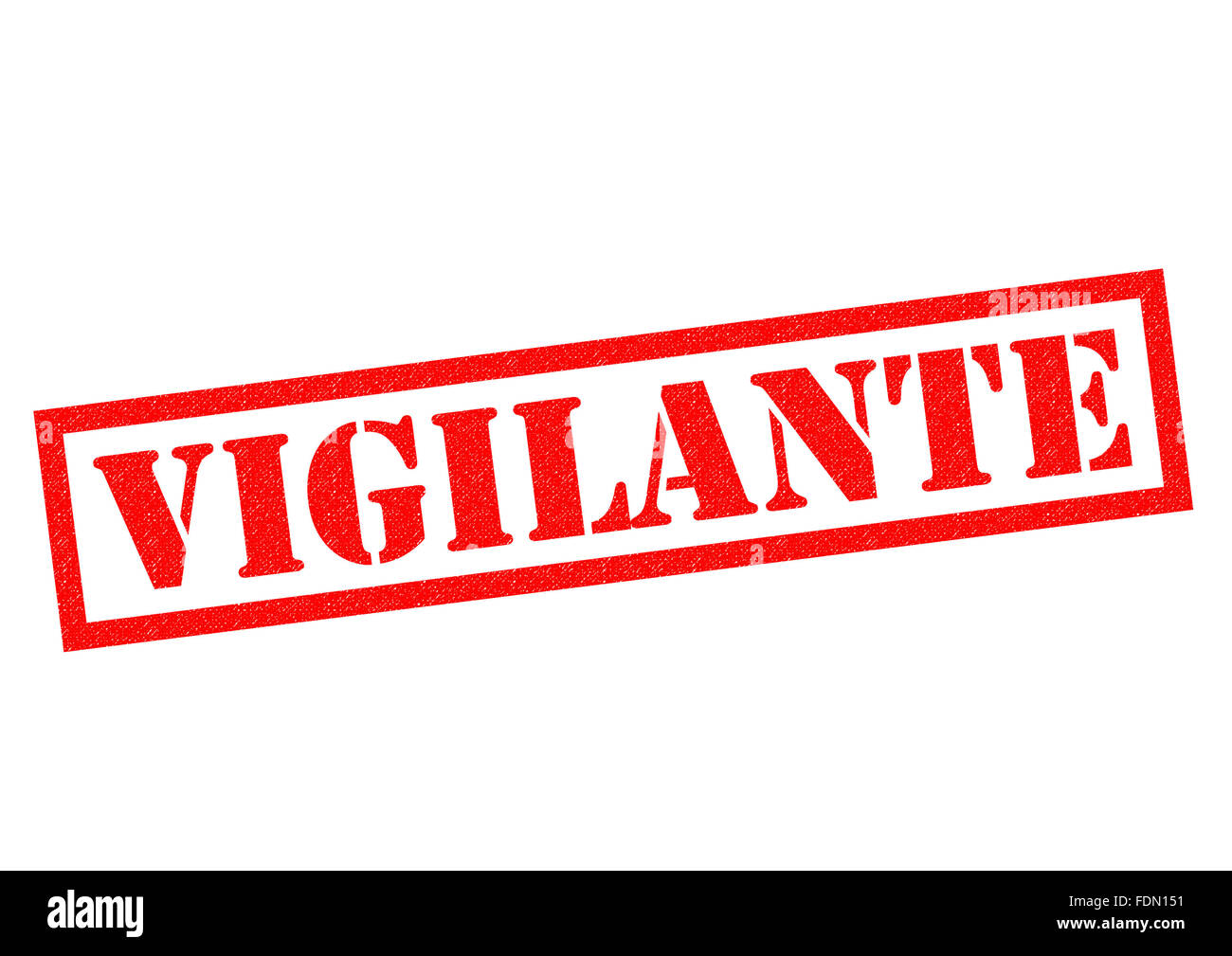 VIGILANTE red Rubber Stamp over a white background Stock Photo - Alamy