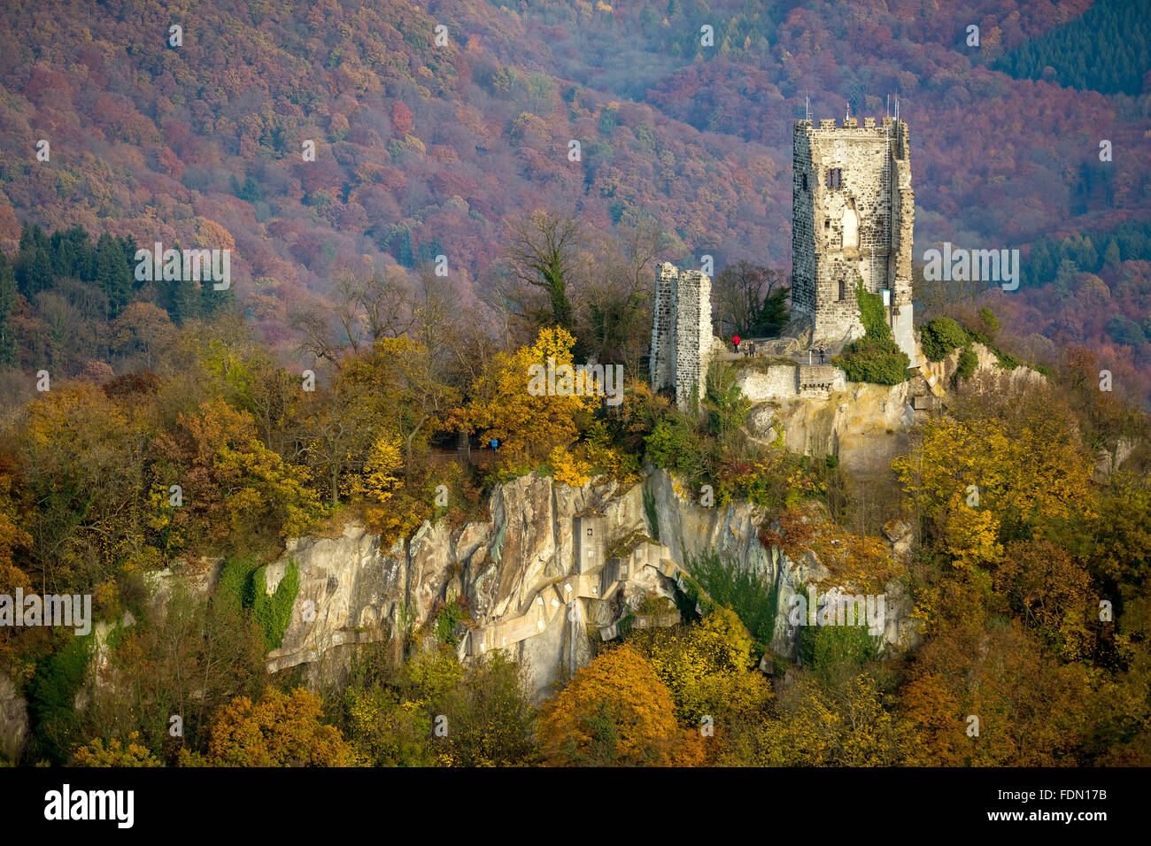 Drachenfels Castle Ruins High Resolution Stock Photography and Images ...