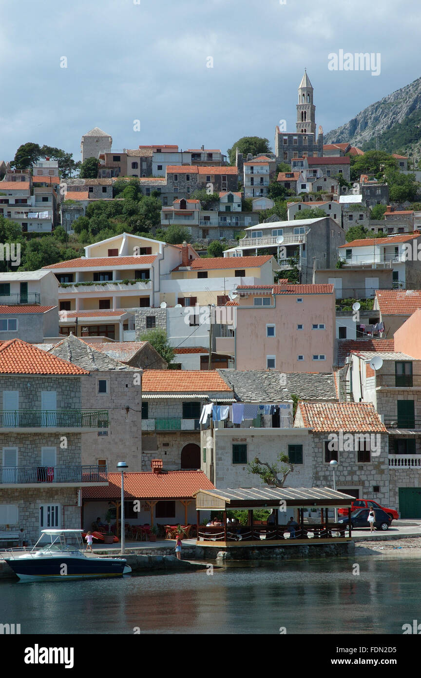 Igrane - small Dalmatian village near Makarska, Split County, Dalmatia ...