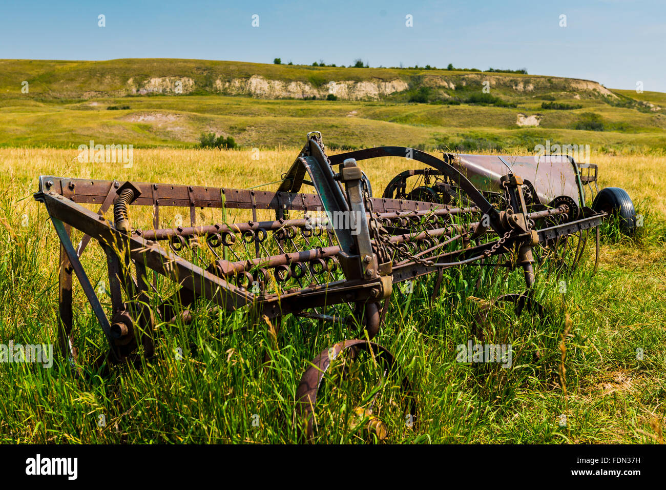 Farmstead in rural Southern Alberta Canada Stock Photo - Alamy