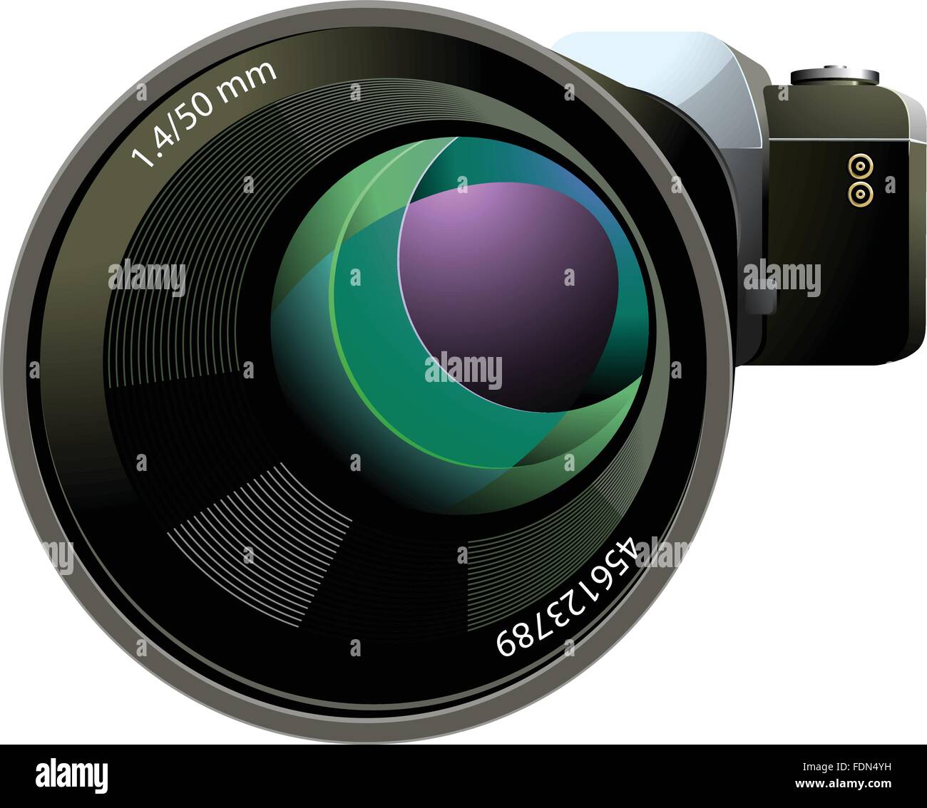 SLR Camera vector illustration Stock Vector Image & Art - Alamy