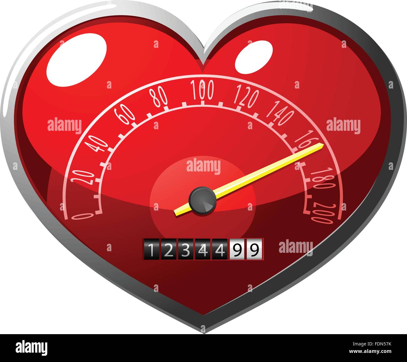 Love meter vector illustration Stock Vector Image & Art - Alamy
