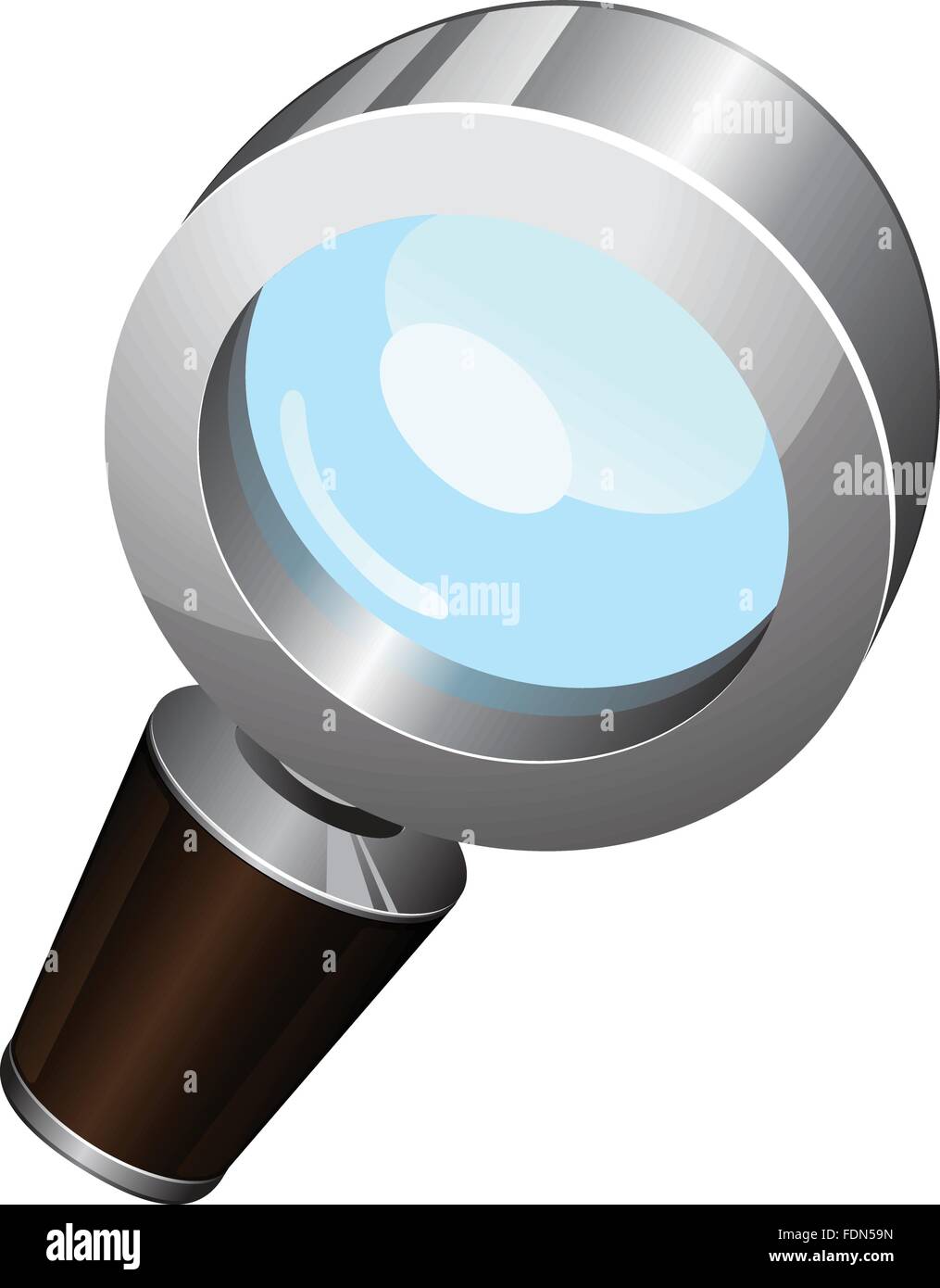 Magnifying glass vector illustration Stock Vector Image & Art - Alamy