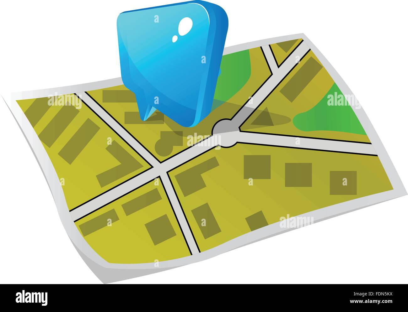 Map vector illustration Stock Vector Image & Art - Alamy