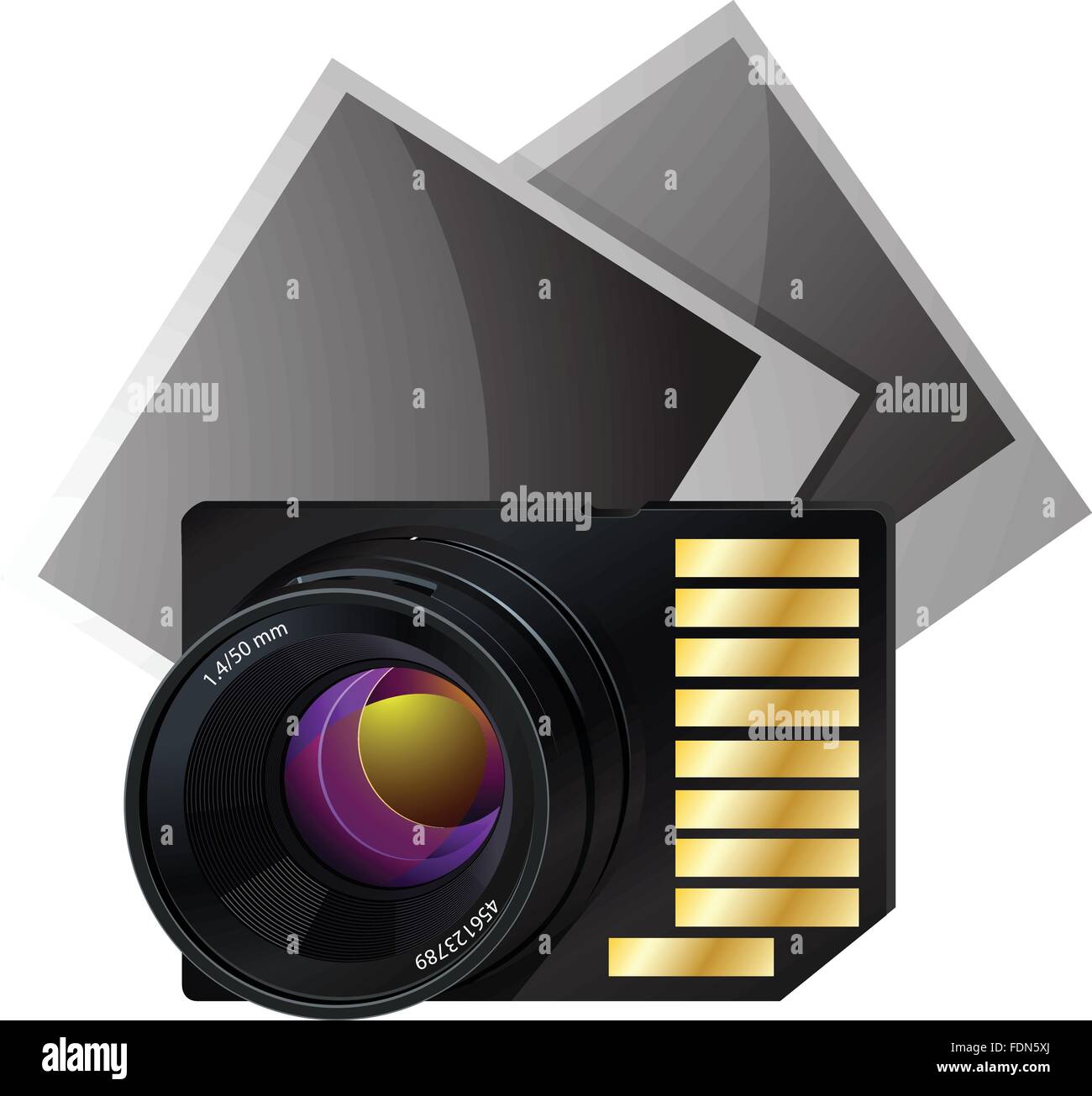 Photo on memory Stock Vector Images - Alamy
