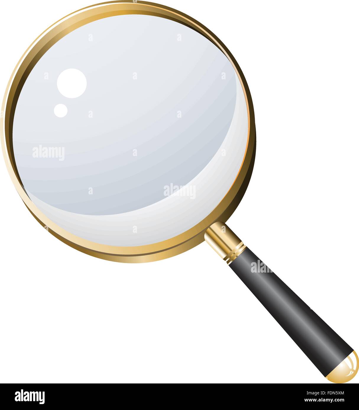 Magnifying Glass vector illustration Stock Vector Image & Art - Alamy