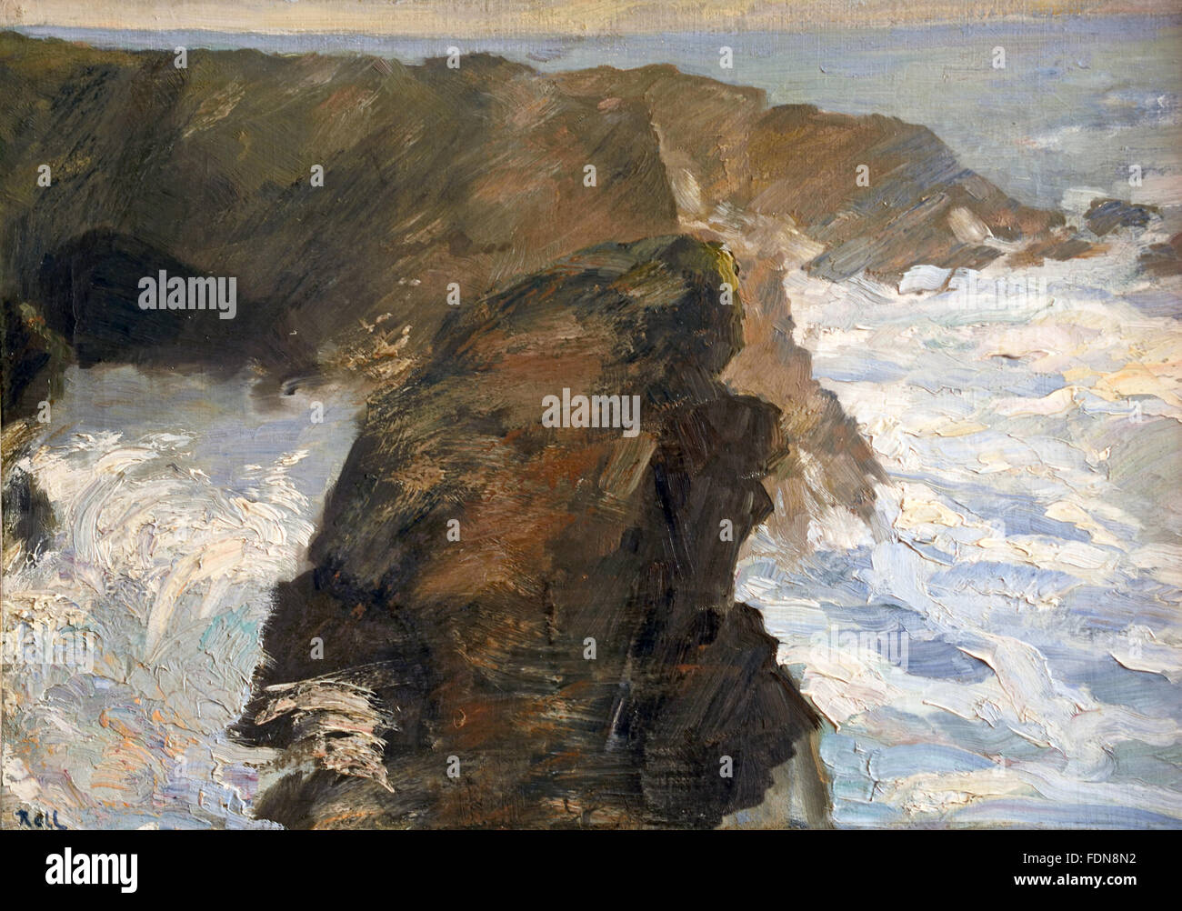 Marine sea by alfred philippe roll hi-res stock photography and images ...