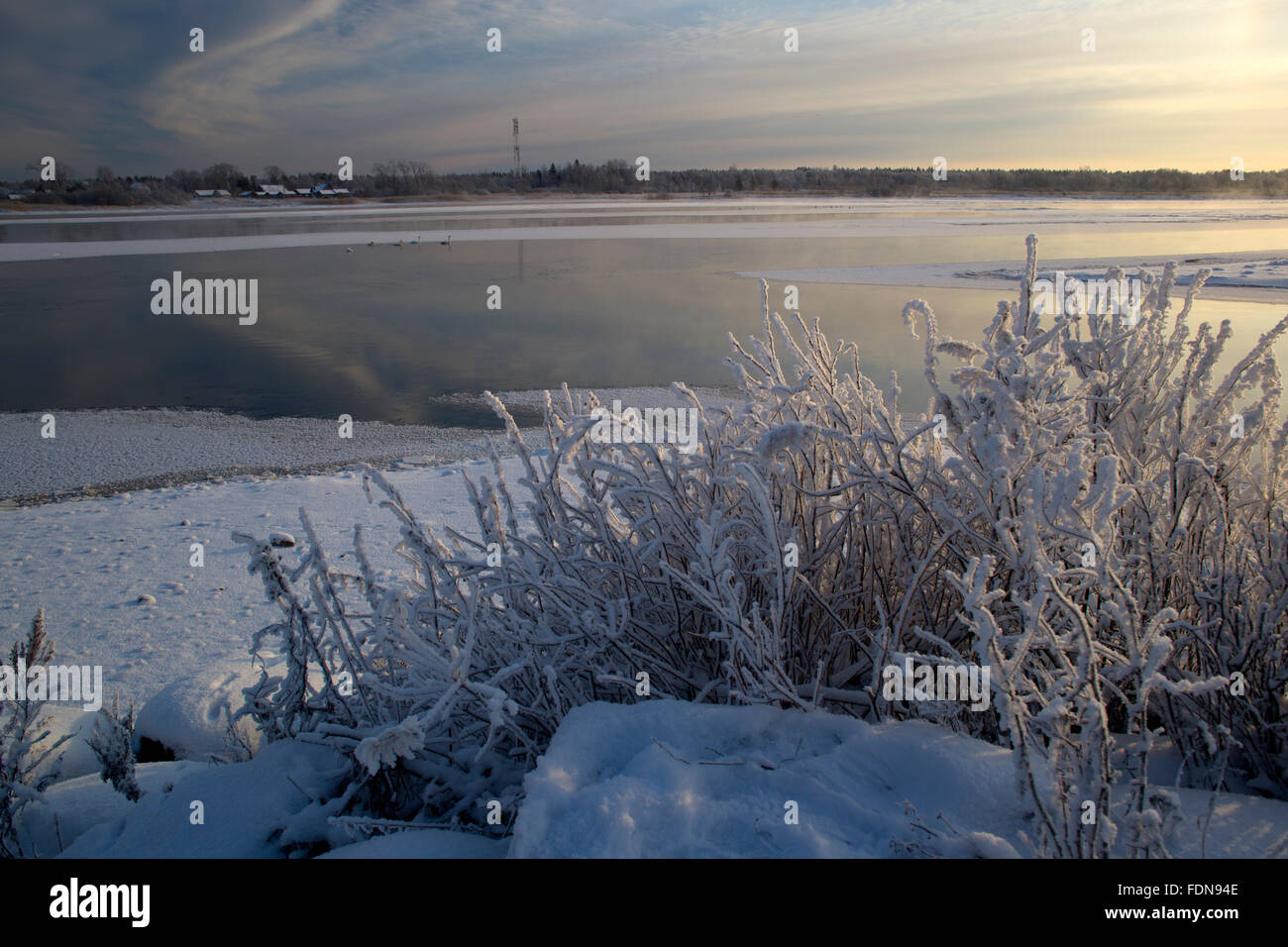 Narva river at Vasknarva Stock Photo - Alamy