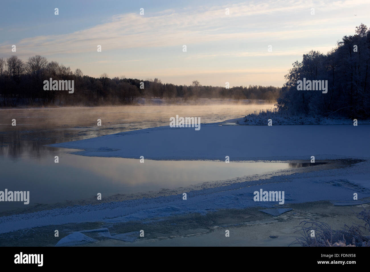 Narva river at Vasknarva Stock Photo - Alamy