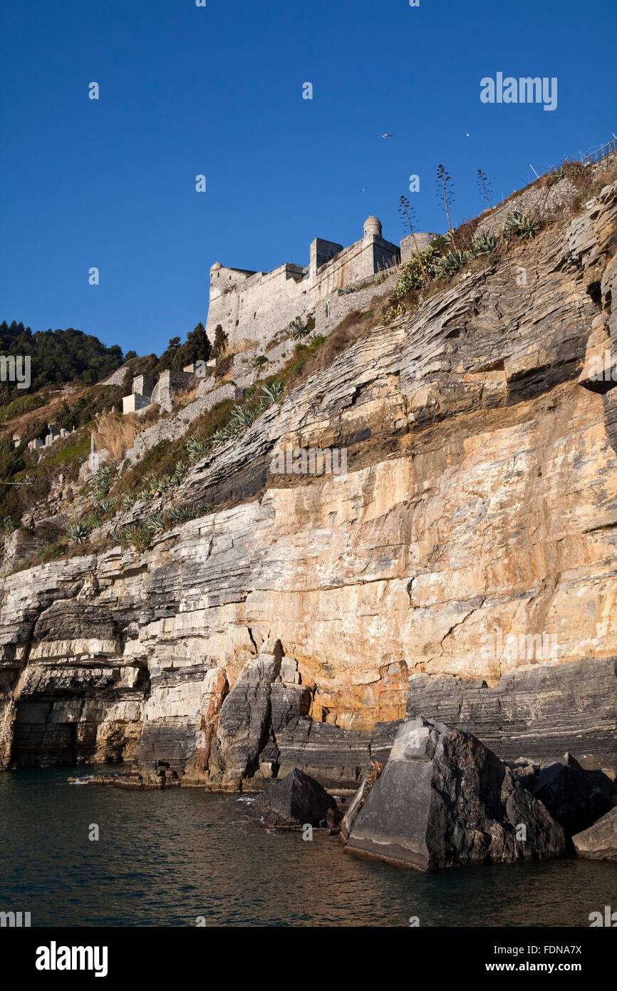 Cliffs and Doria Castle Stock Photo - Alamy
