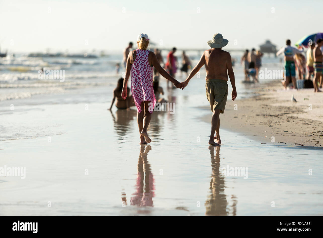People on the Beach, Florida Stock Photo - Alamy