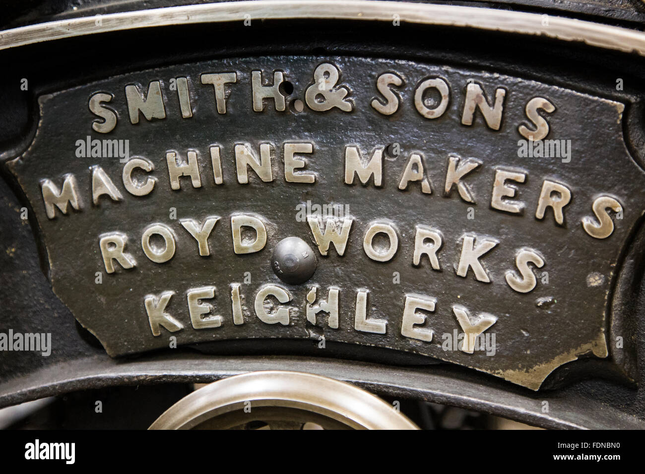 Old textile machinery at Bradford Industrial Museum, Bradford West ...