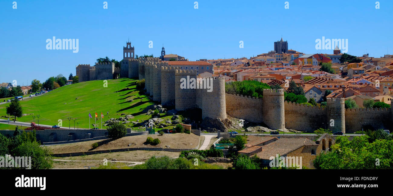 Avila Spain Castile-Léon Medieval Stock Photo - Alamy