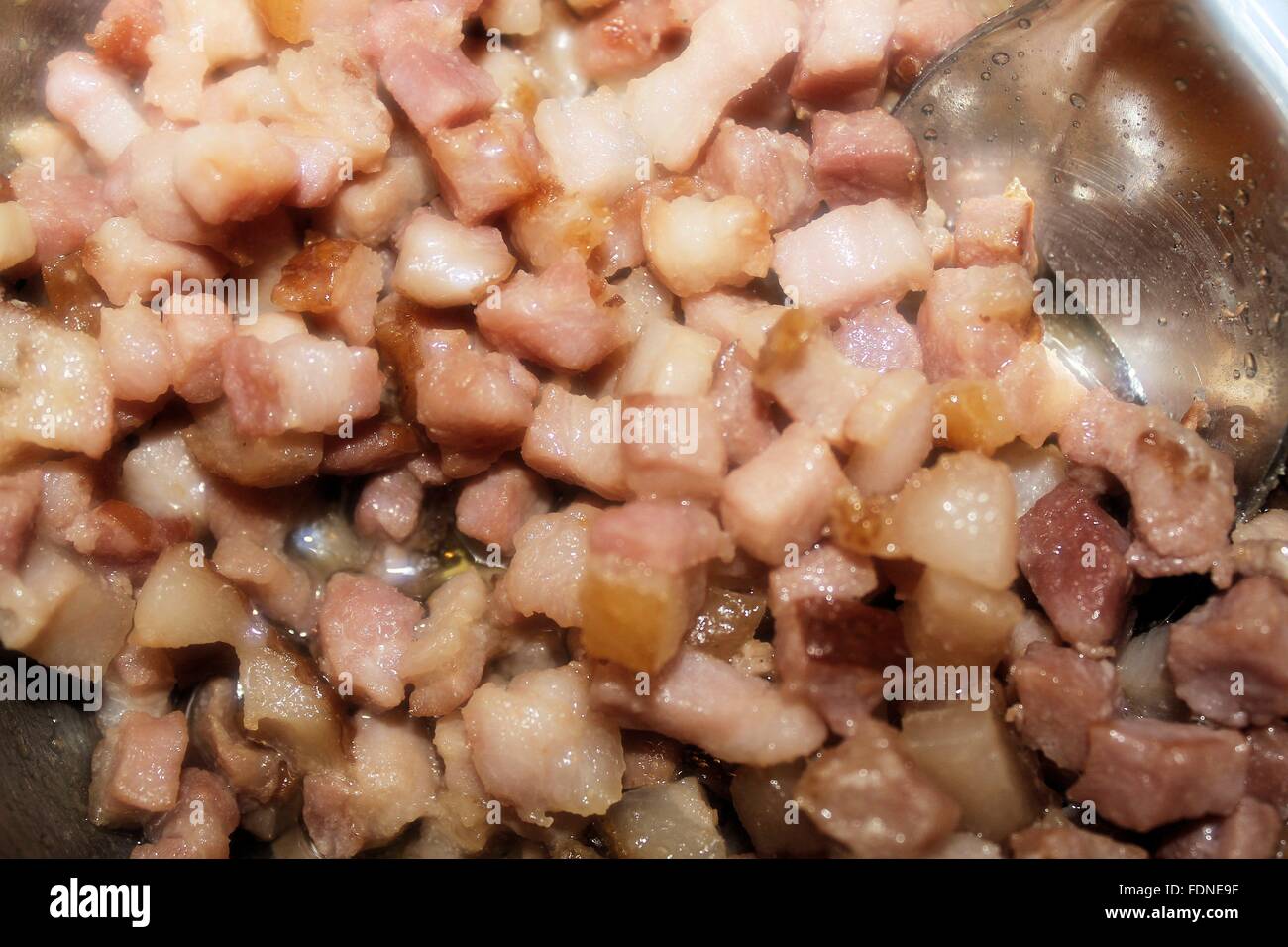 Diced bacon hi-res stock photography and images - Alamy