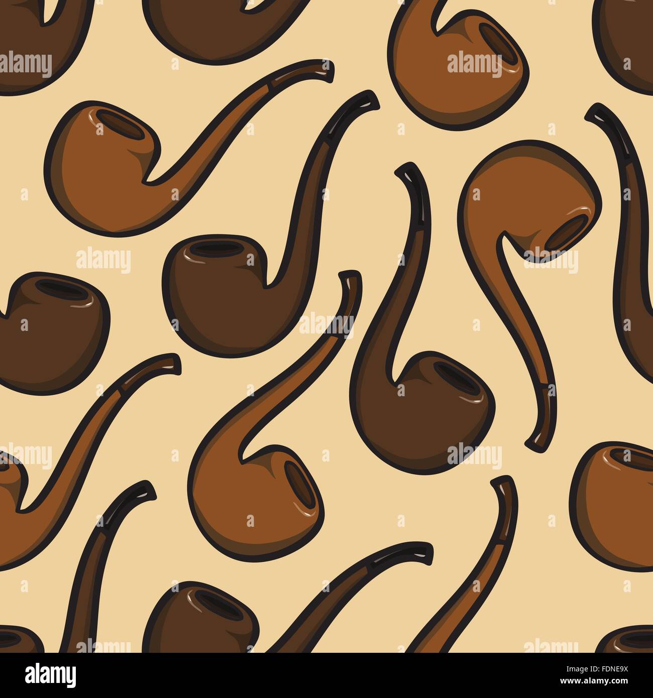 Seamless background with tabacco pipes Stock Vector Image & Art - Alamy