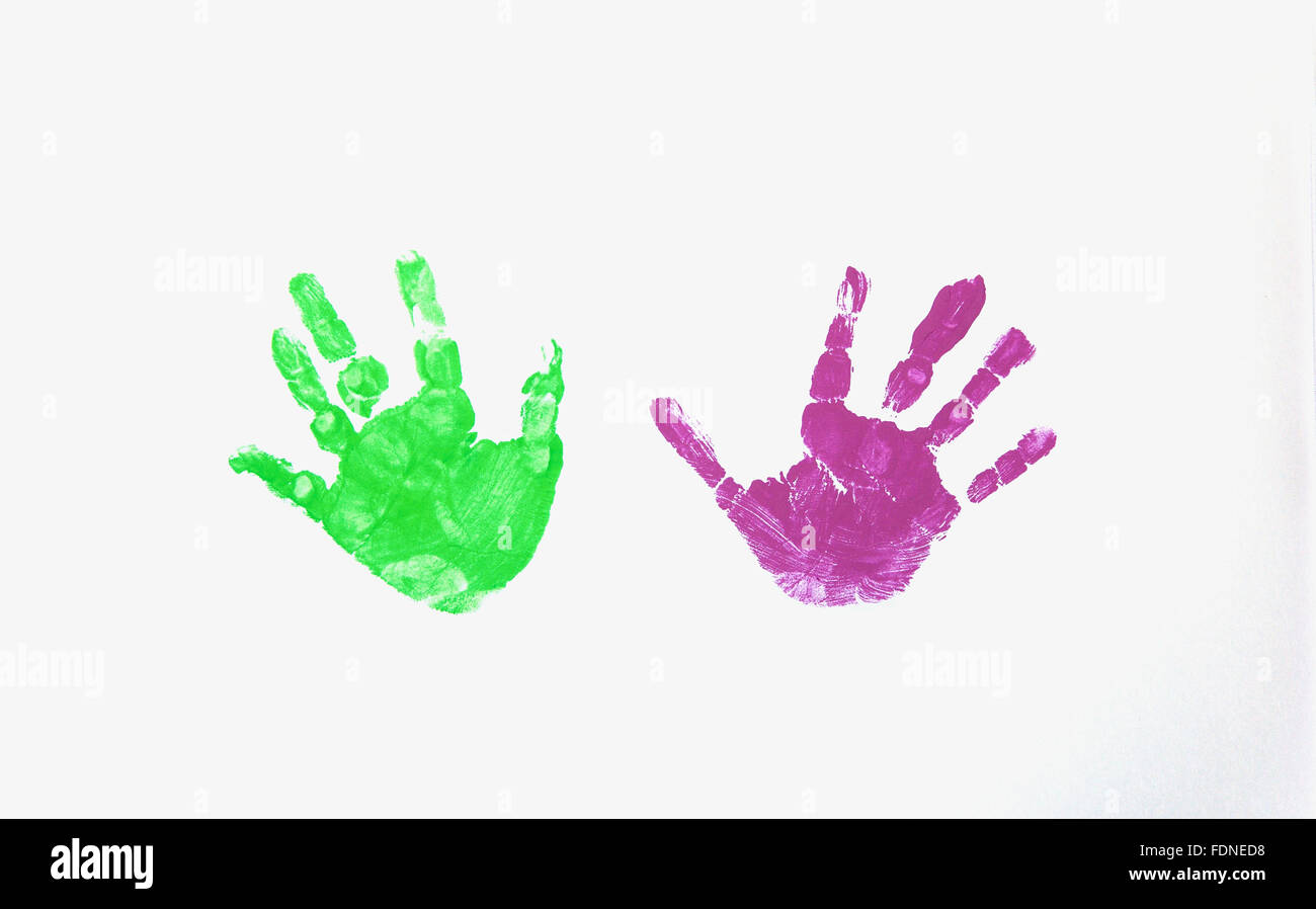 Hand Prints Children High Resolution Stock Photography and Images - Alamy