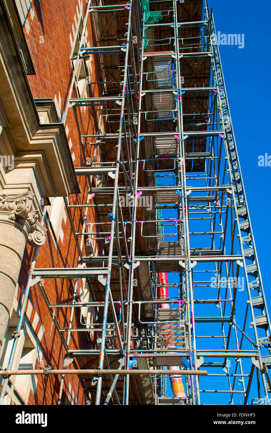 Historical Building Site Scaffolding High Resolution Stock Photography ...