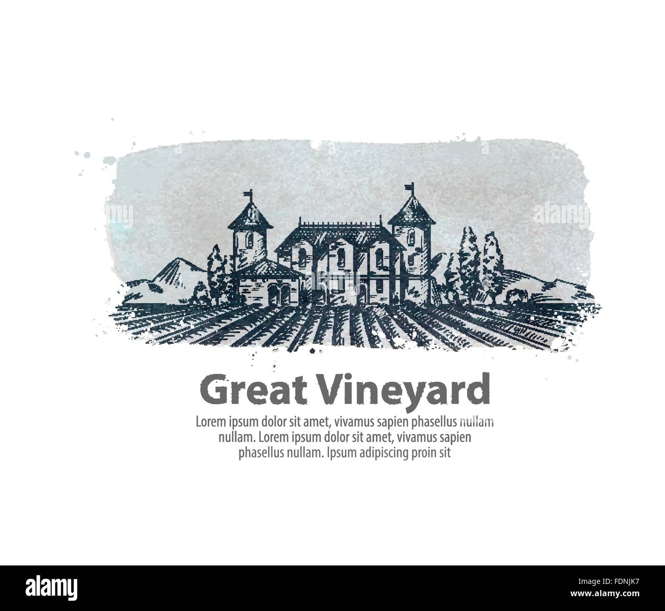 vineyard, vinery vector logo design template. harvest, crop, yield or ...