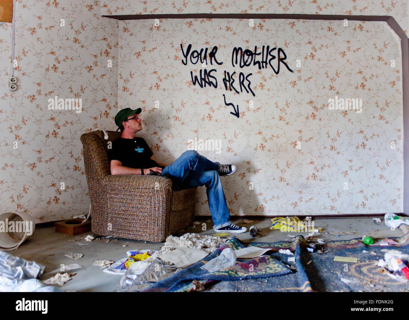 Messy Wallpapers High Resolution Stock Photography and Images - Alamy