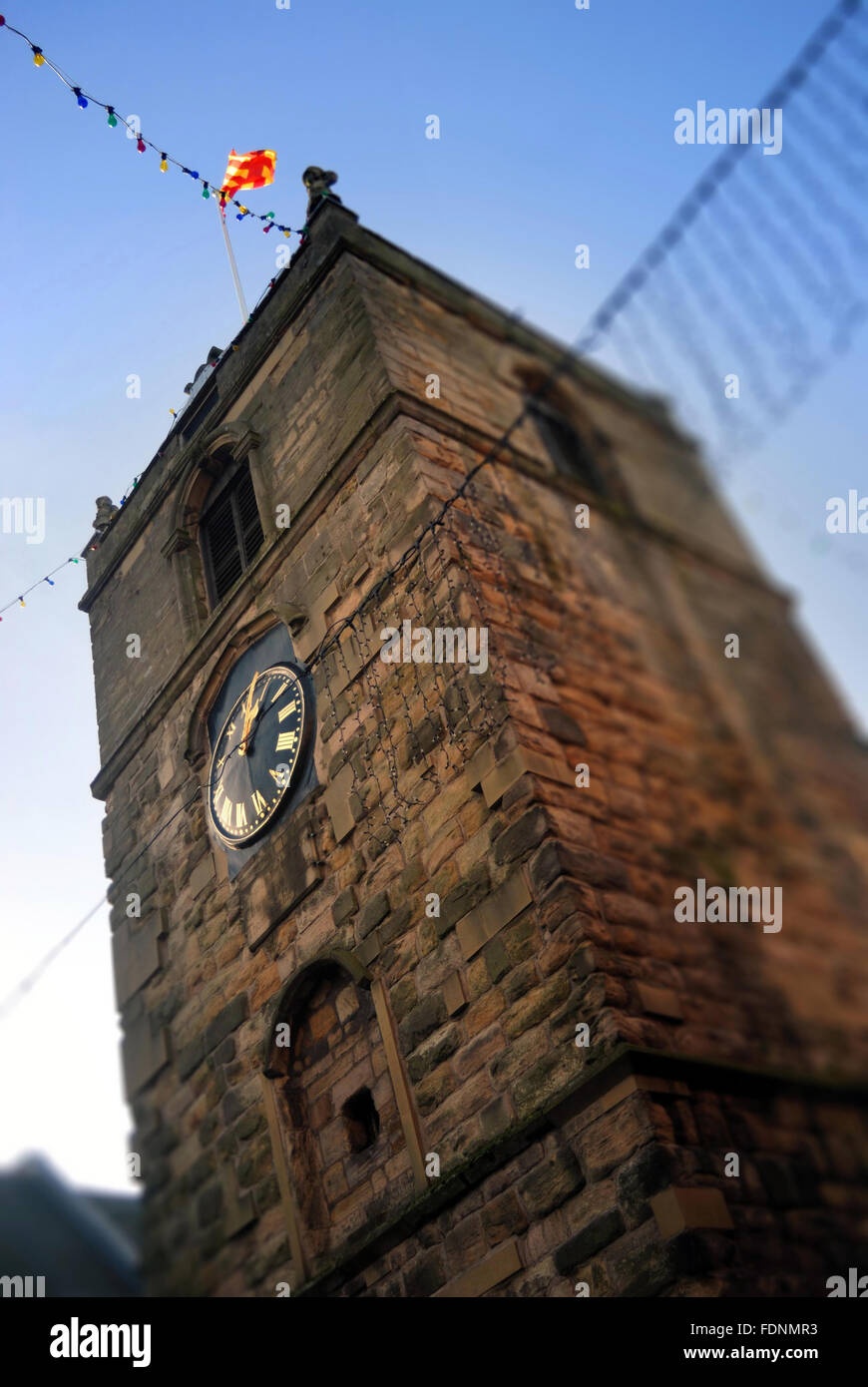 Clock tower, Morpeth, Northumberland Stock Photo - Alamy