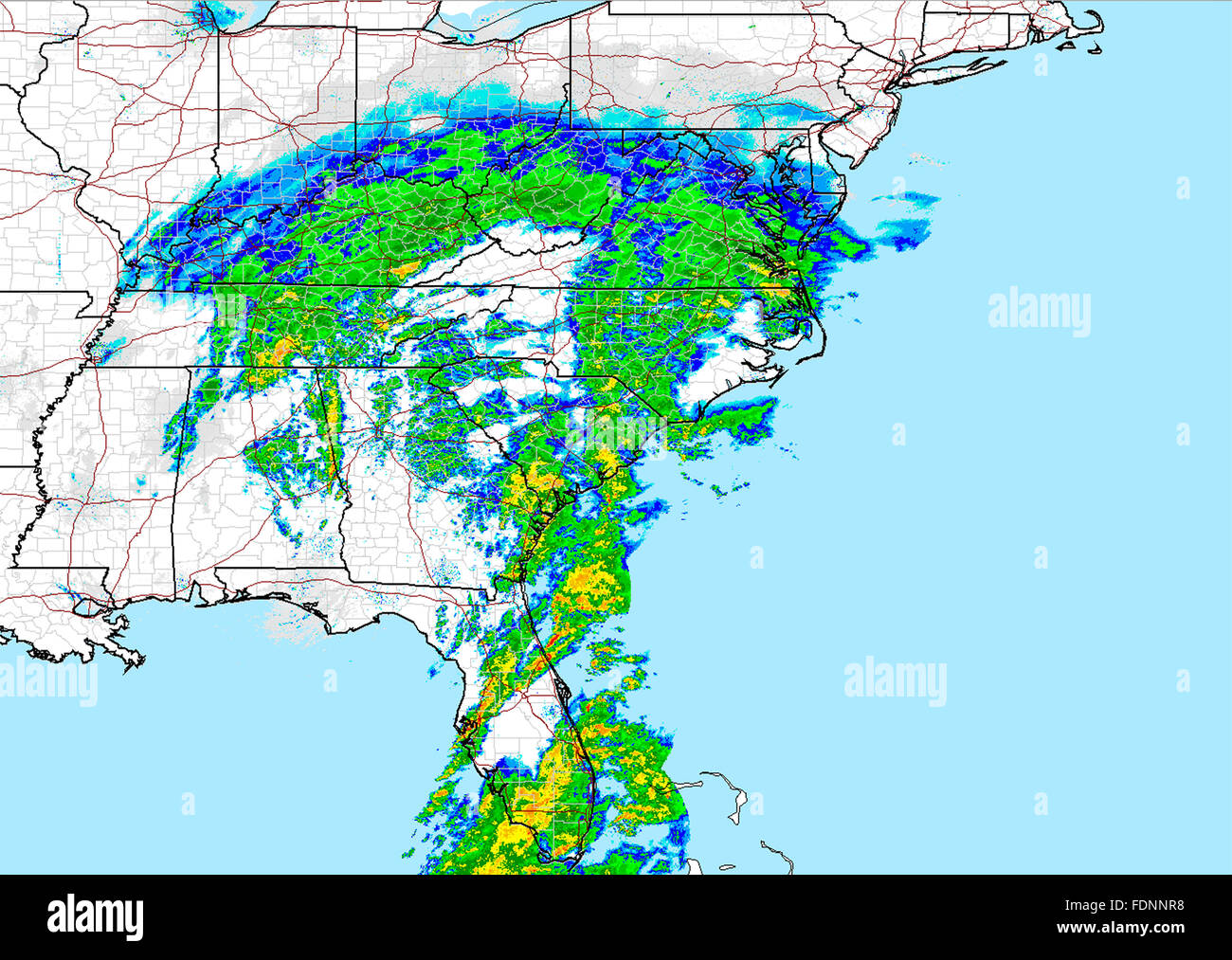 Hurricane Katrina Radar Map