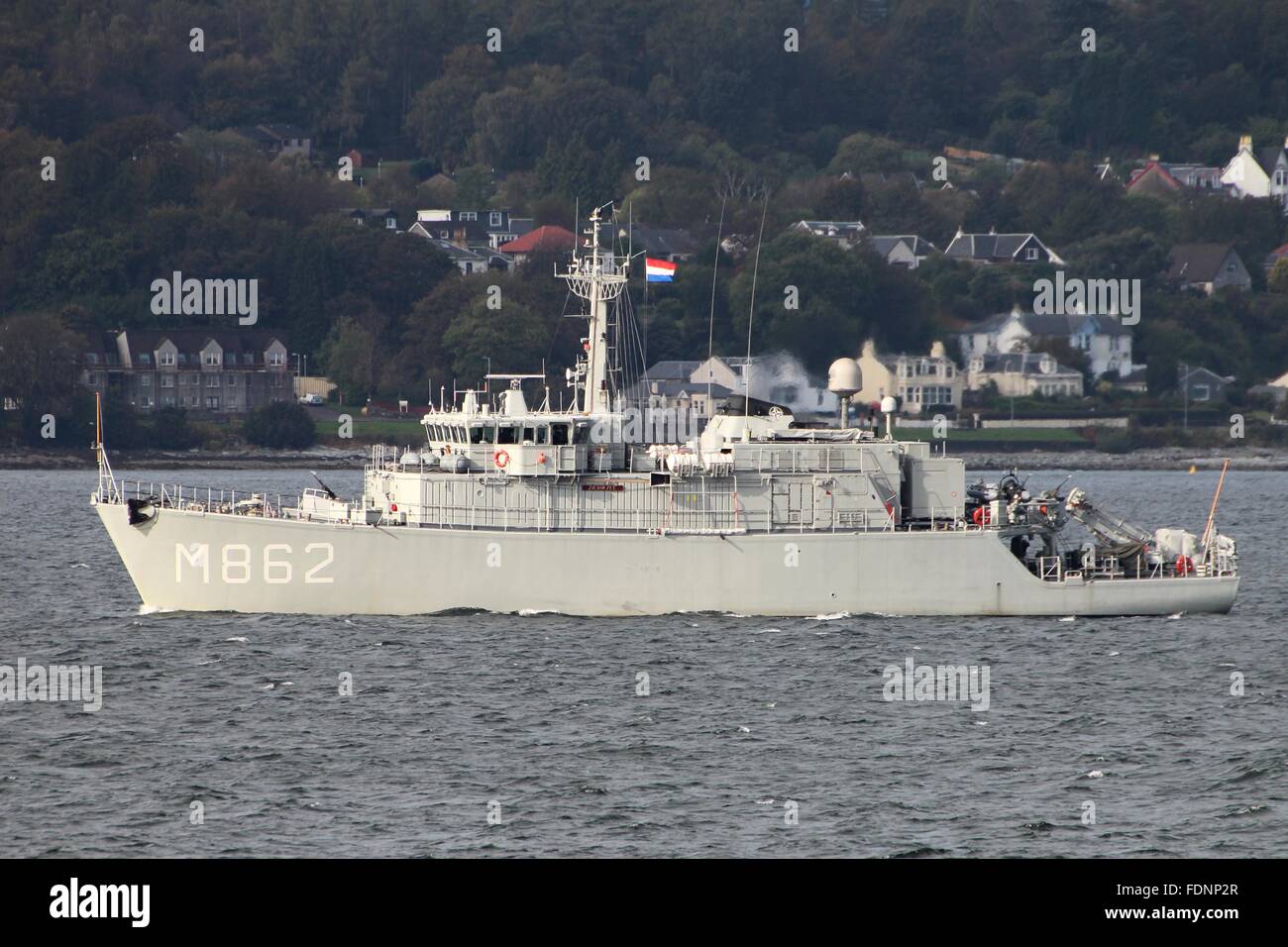 HNLMS Zierikzee (M862), a Tripartite-class minehunter of the ...