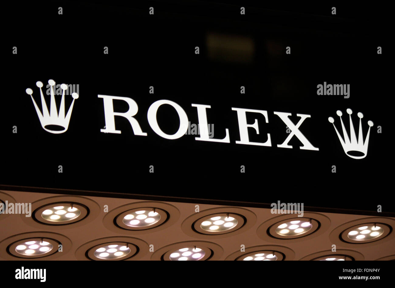 Rolex signage hi-res stock photography and images - Alamy
