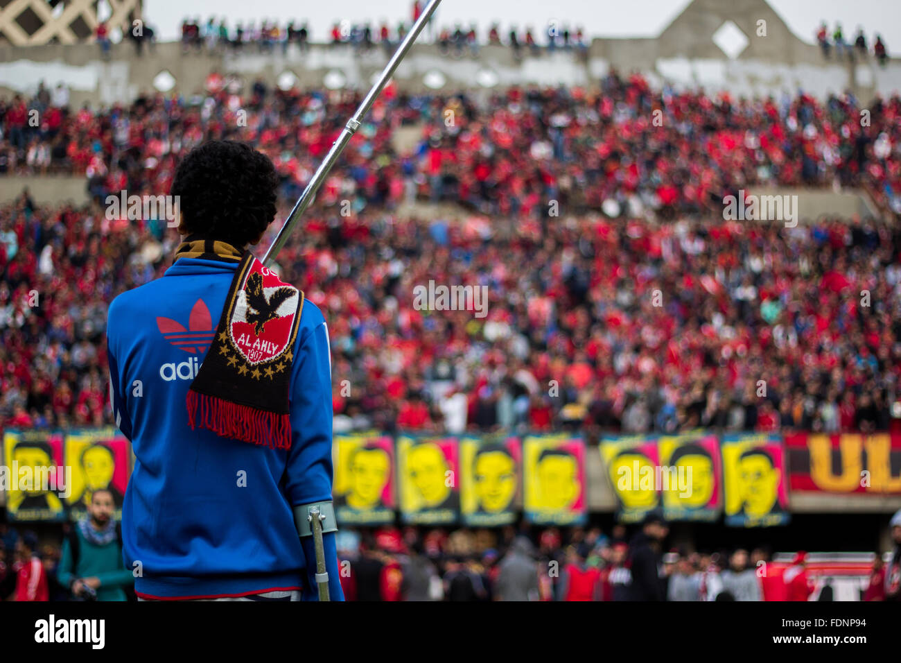 Cairo, Egypt. 01st Feb, 2016. Thousands of El Ahly team gathered in ...