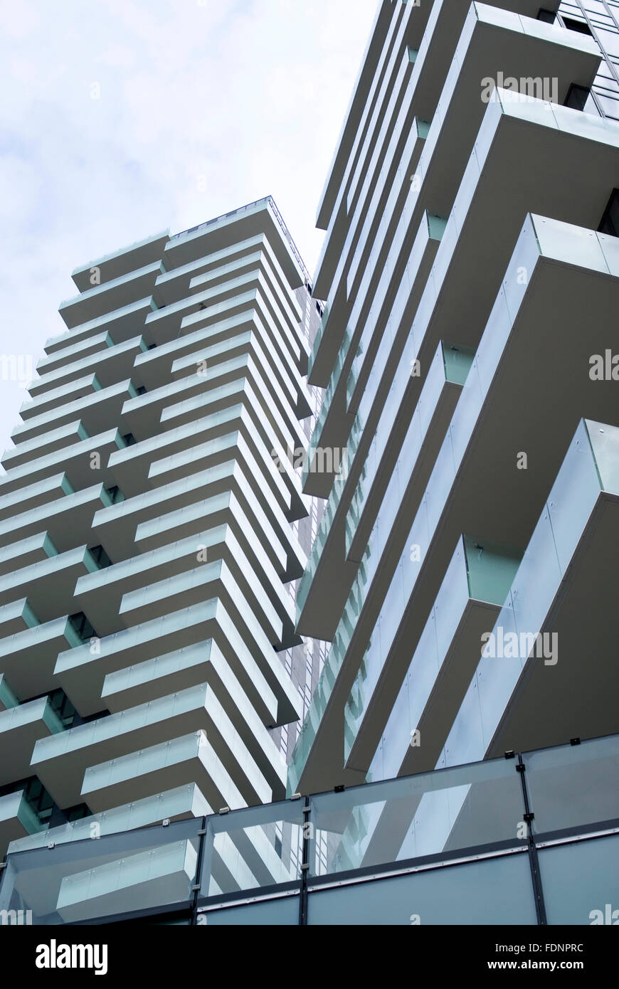 Modern condominium complex Stock Photo - Alamy