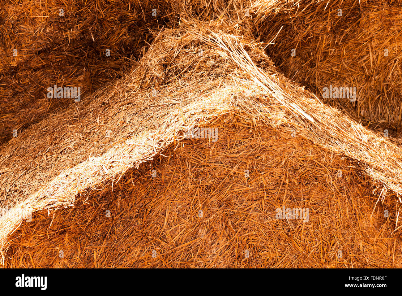 haystacks piled straw Stock Photo - Alamy