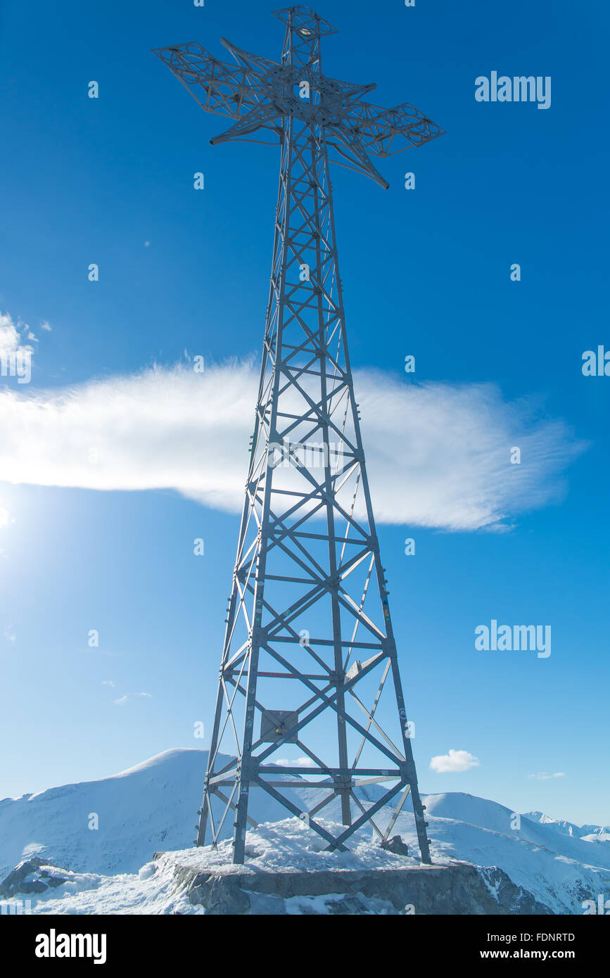 View from Giewont, Zakopane - Famous mountain in Polish Tatras with a ...