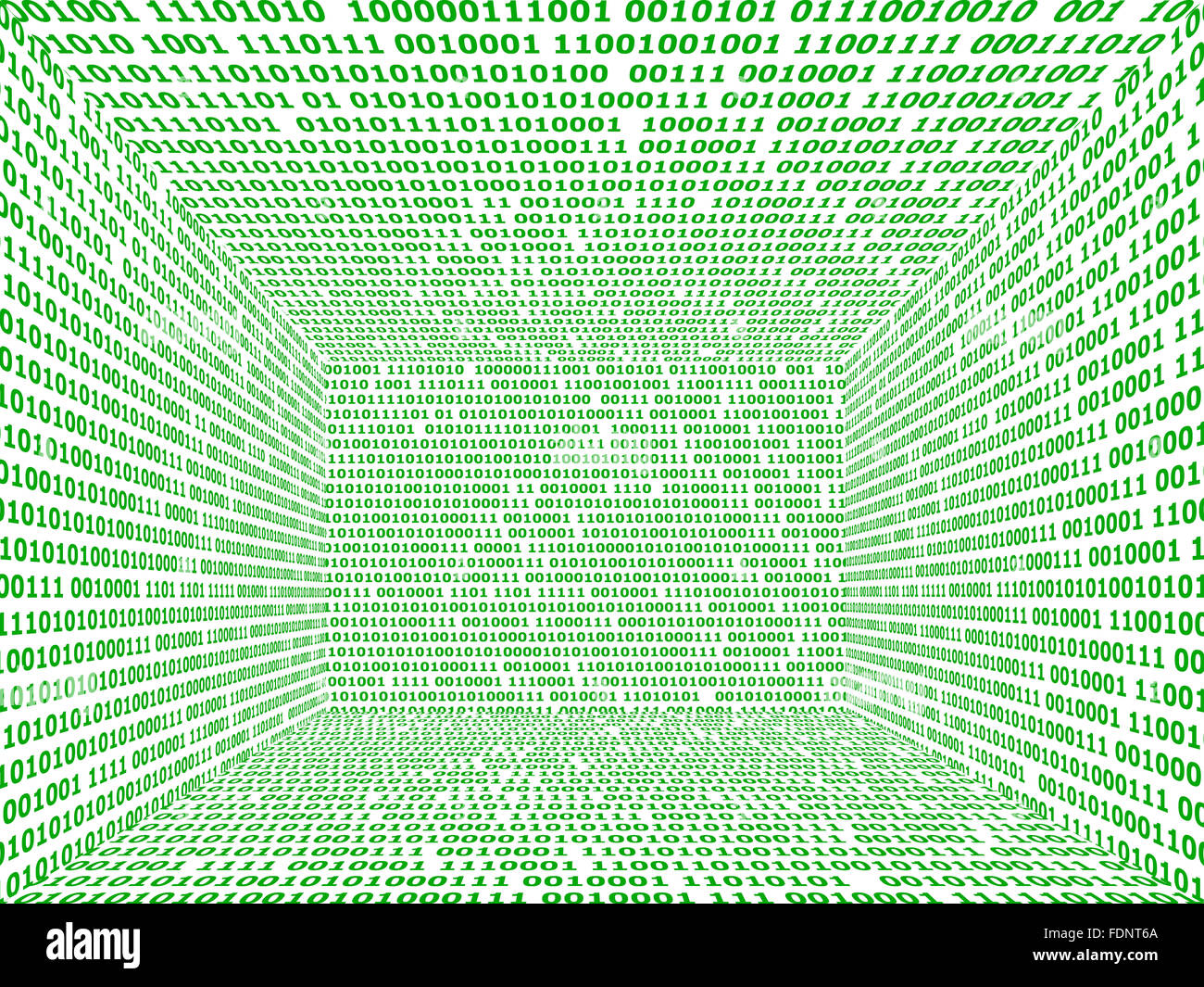 Symbolbild: digital, Datenraum/ datascape, Matrix Stock Photo - Alamy