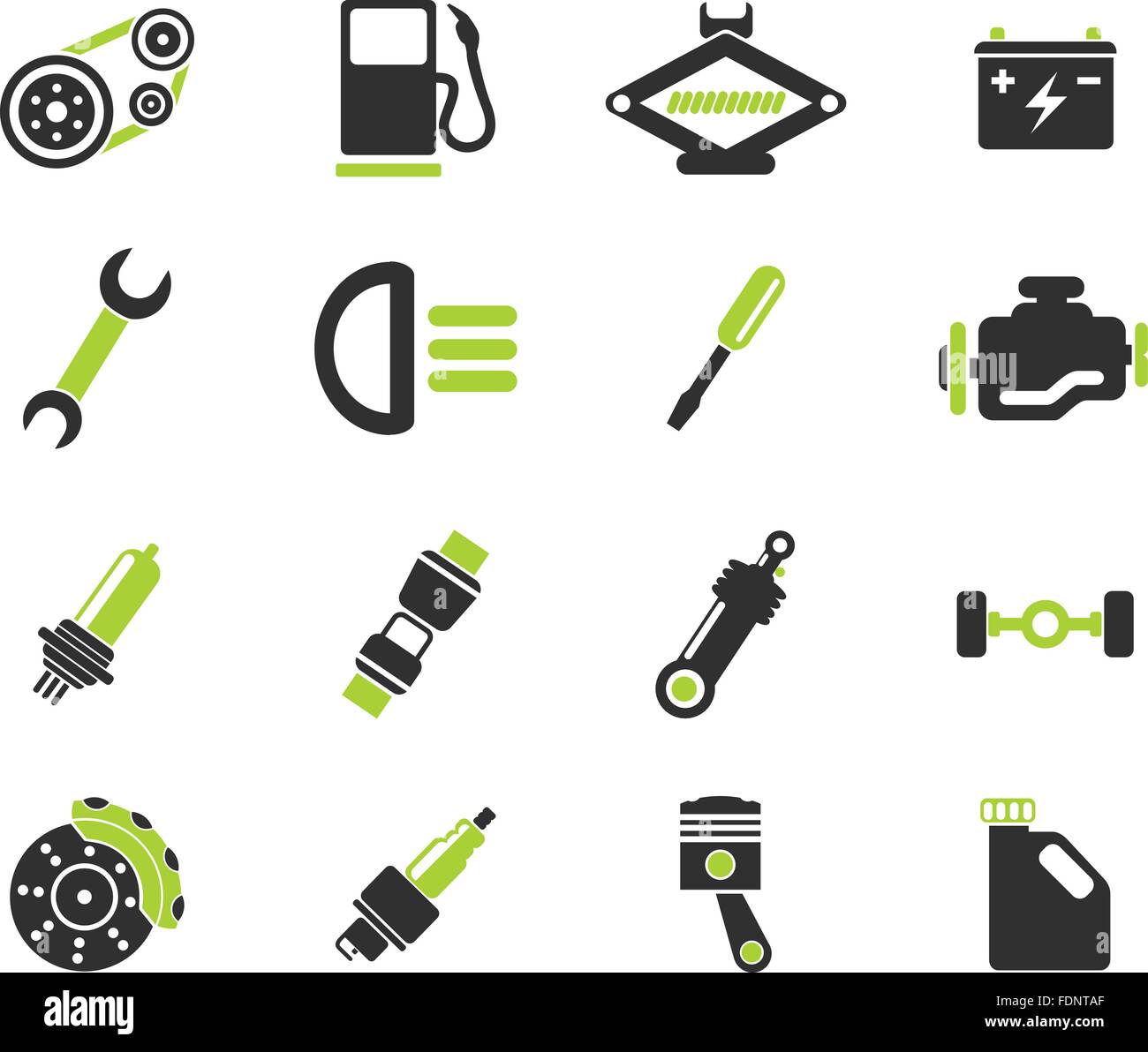 Auto Service Icons Stock Vector Image & Art - Alamy