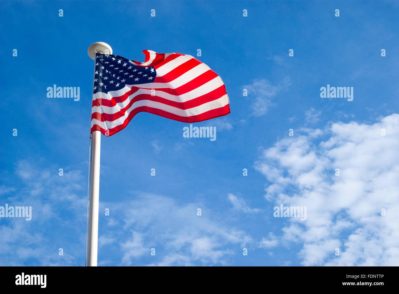 American Flag waving Stock Photo - Alamy