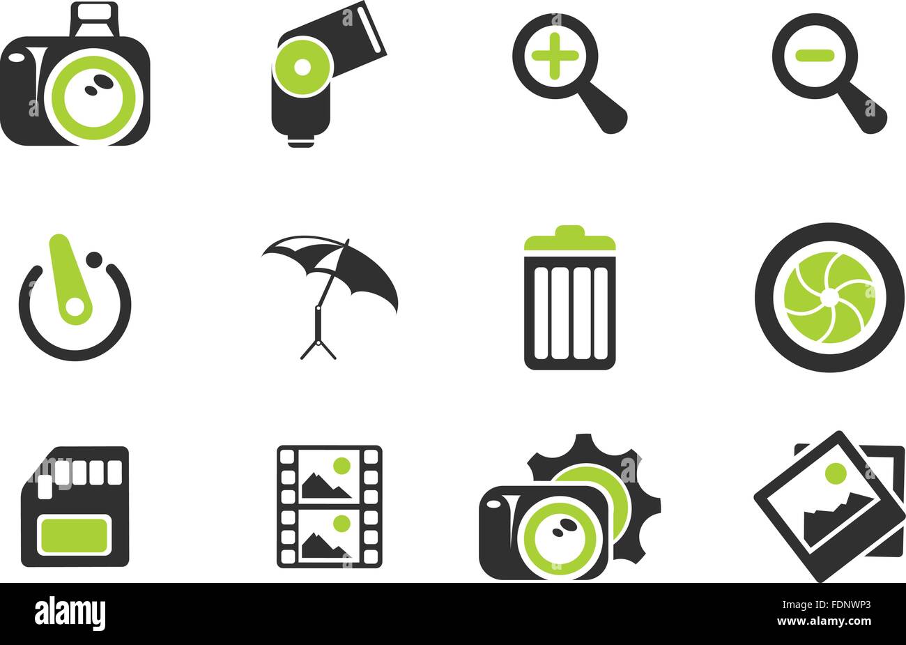 Photography Silhouette Icons Stock Vector Image & Art - Alamy