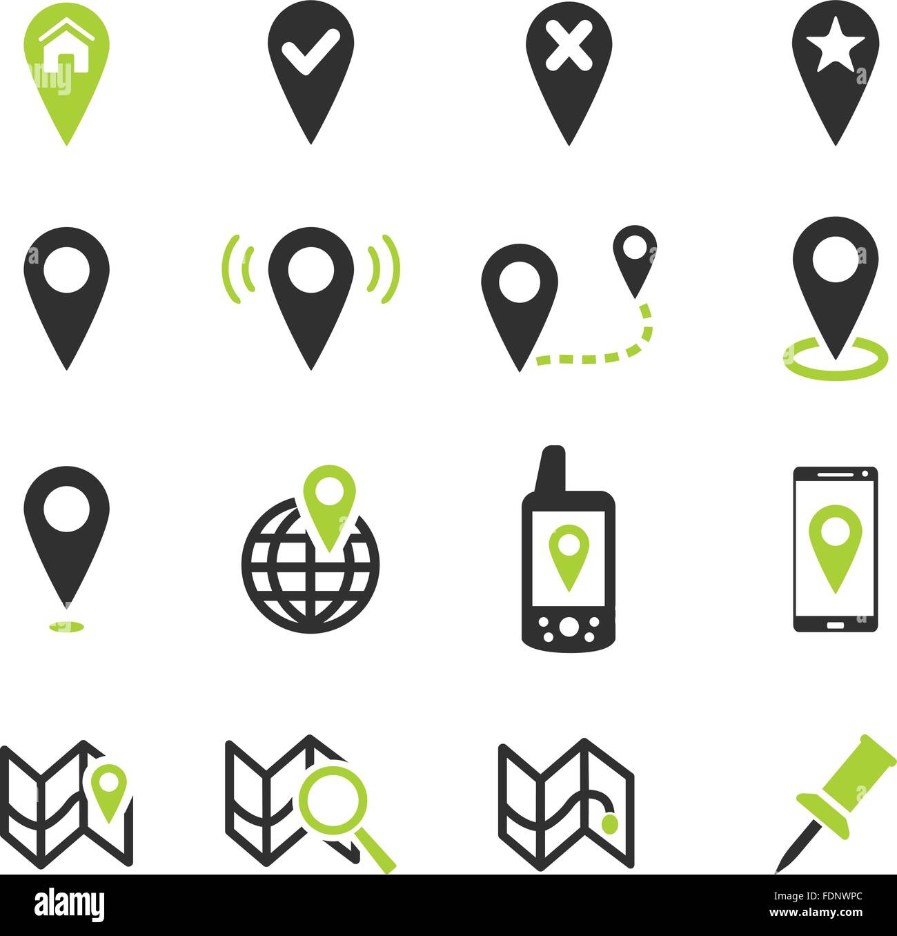 Pointer and maps Stock Vector Image & Art - Alamy