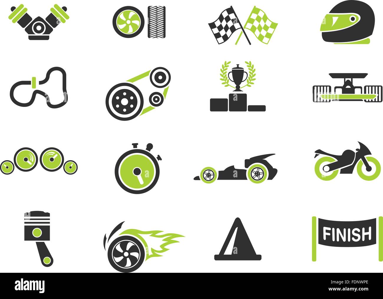 Starting Wheel Stock Vector Images - Alamy