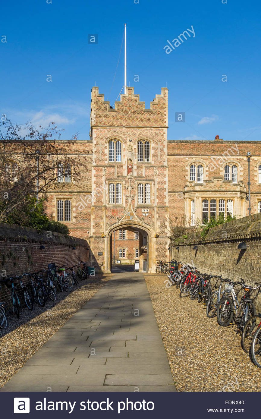 Jesus College Cambridge Entrance High Resolution Stock Photography and ...