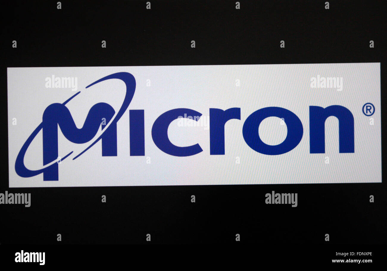 Micron logo hi-res stock photography and images - Alamy