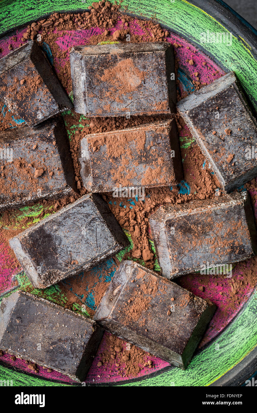 Cioccolato di Modica (Chocolate of Modica) sicilian specialty Stock ...