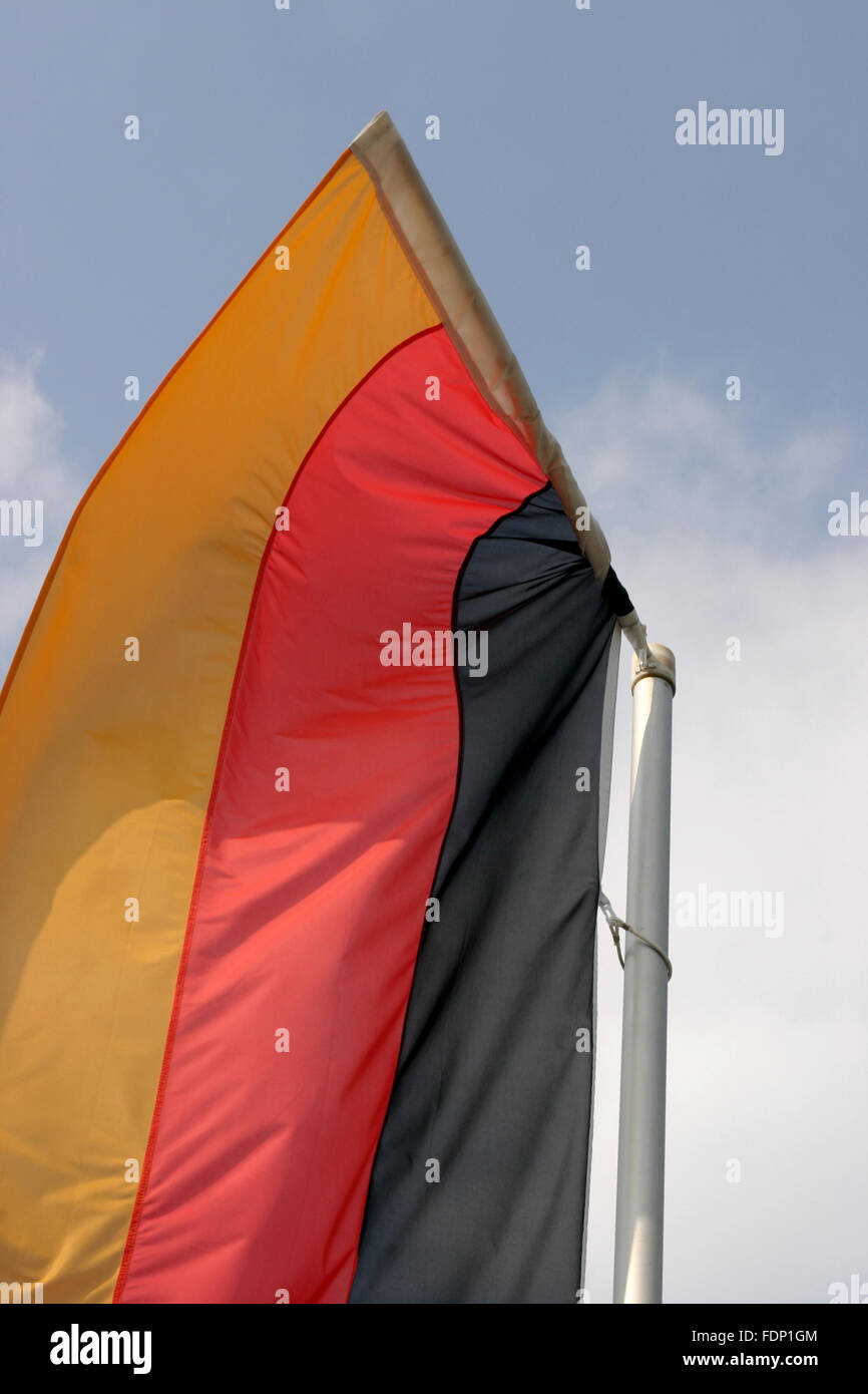Black Red Gold Flag High Resolution Stock Photography and Images - Alamy