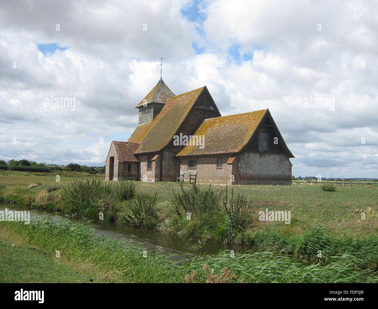 St Thomas a Becket Church, Fairfield, Kent Stock Photo - Alamy