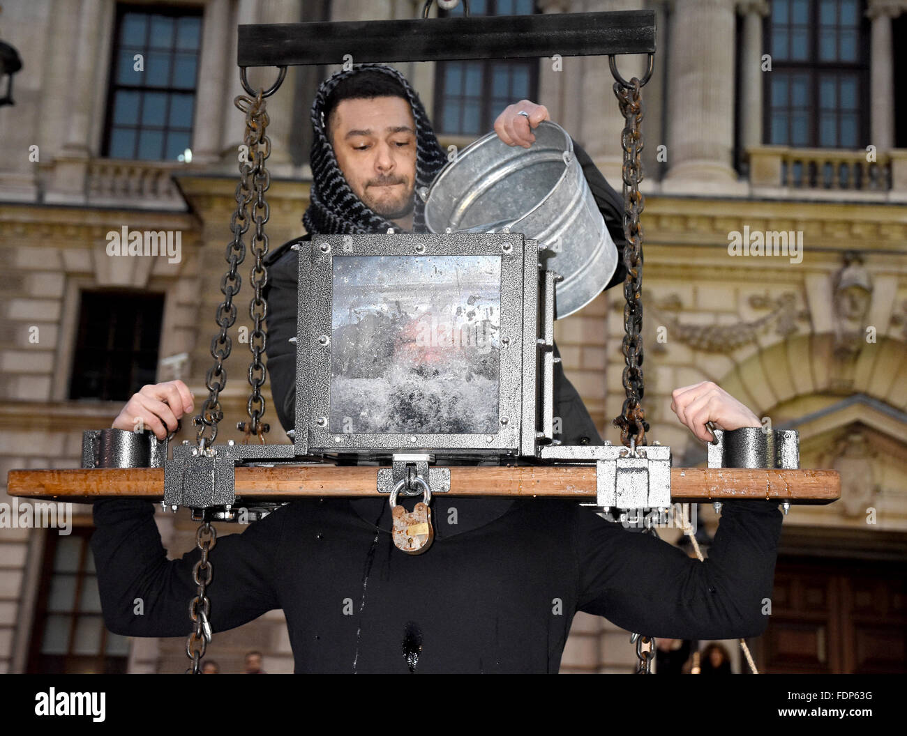 Escapologist at London New Years Day Parade Featuring: Darcy Oake Where ...