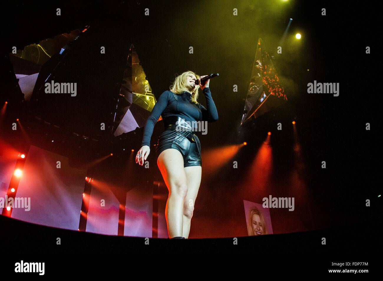 Milan, Italy. 01st Feb, 2016. The English singer and song-writer Ellie ...