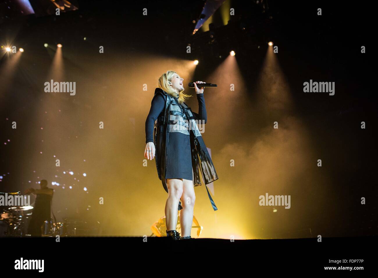 Milan, Italy. 01st Feb, 2016. The English singer and song-writer Ellie ...